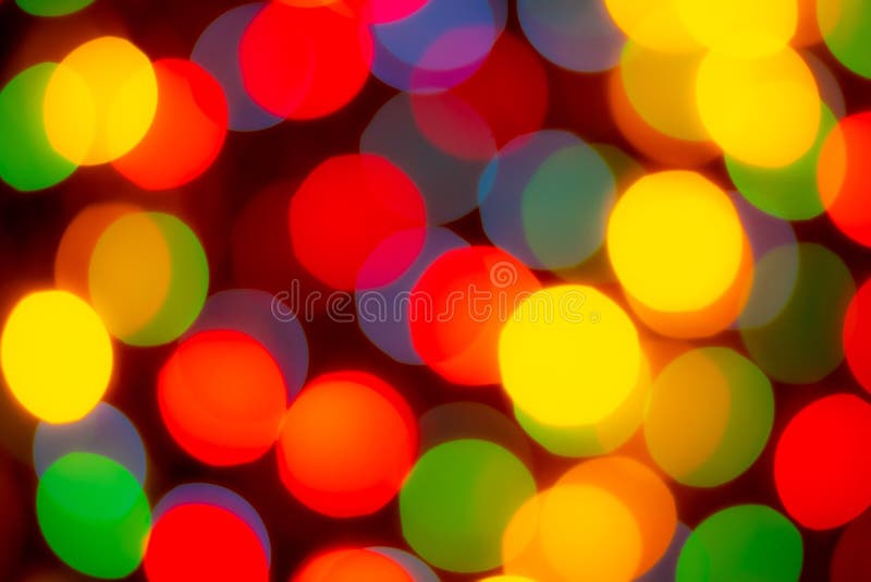 Multi Colour Blur Bokeh Light Stock Image - Image of illuminated, depth ...