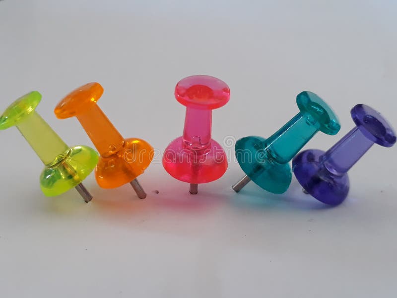 Colour push-pin stock image. Image of studio, abundance - 40809427