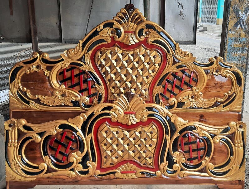 Multi Colour Wooden Bed Design Stock Photos - Free & Royalty-Free Stock ...