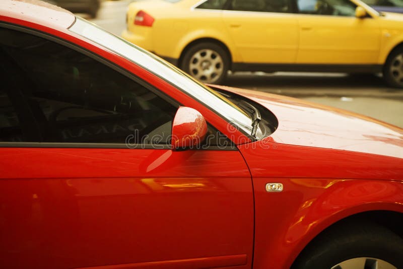 Multi-coloured cars stock photo. Image of race, automotive - 1461140