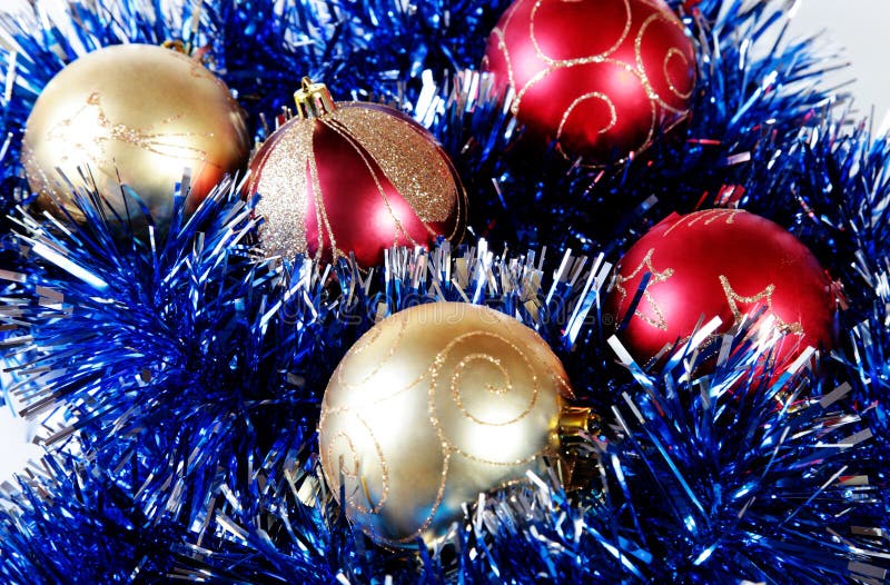 Multi-coloured Christmas Decorations Stock Image - Image of holiday ...
