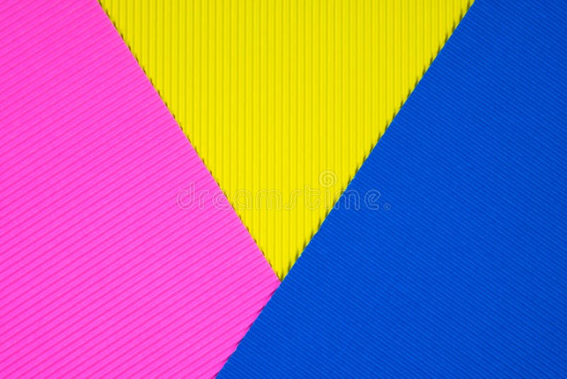 Multi Coloured Corrugated Paper Texture, Use for Background. Vivid ...