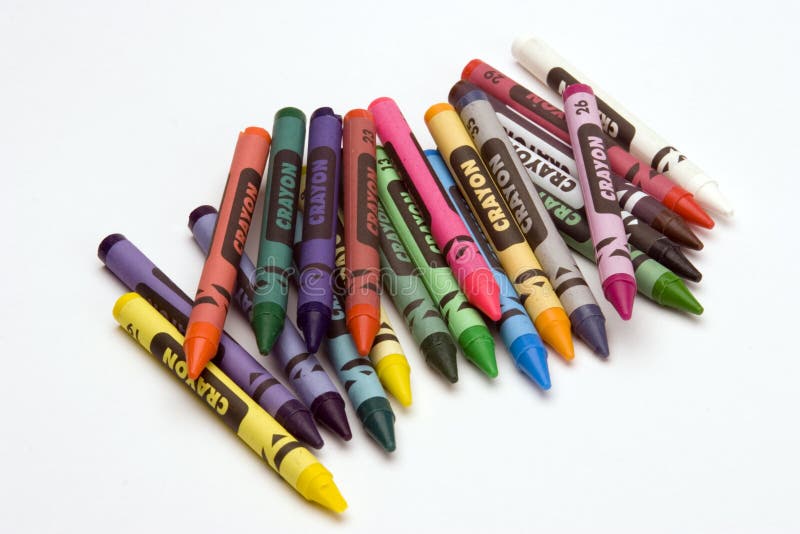 Pile of Crayons stock image. Image of learn, drawing, color - 6304319