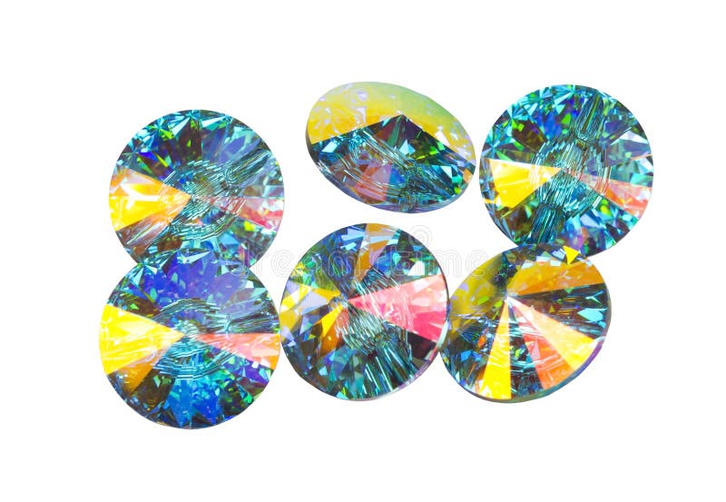 Multi coloured crystals stock image. Image of facet, gems - 80045267