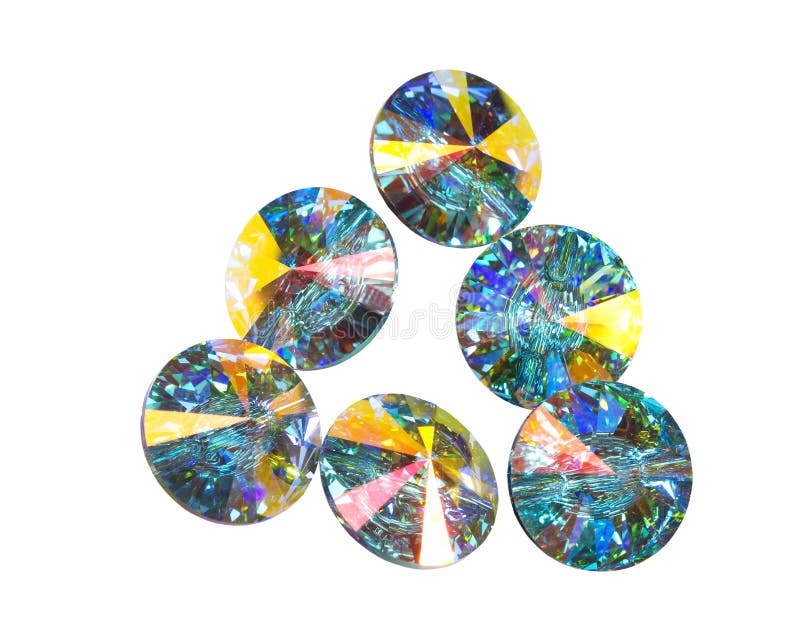 Multi coloured crystals stock image. Image of jewel, islolated - 80439249
