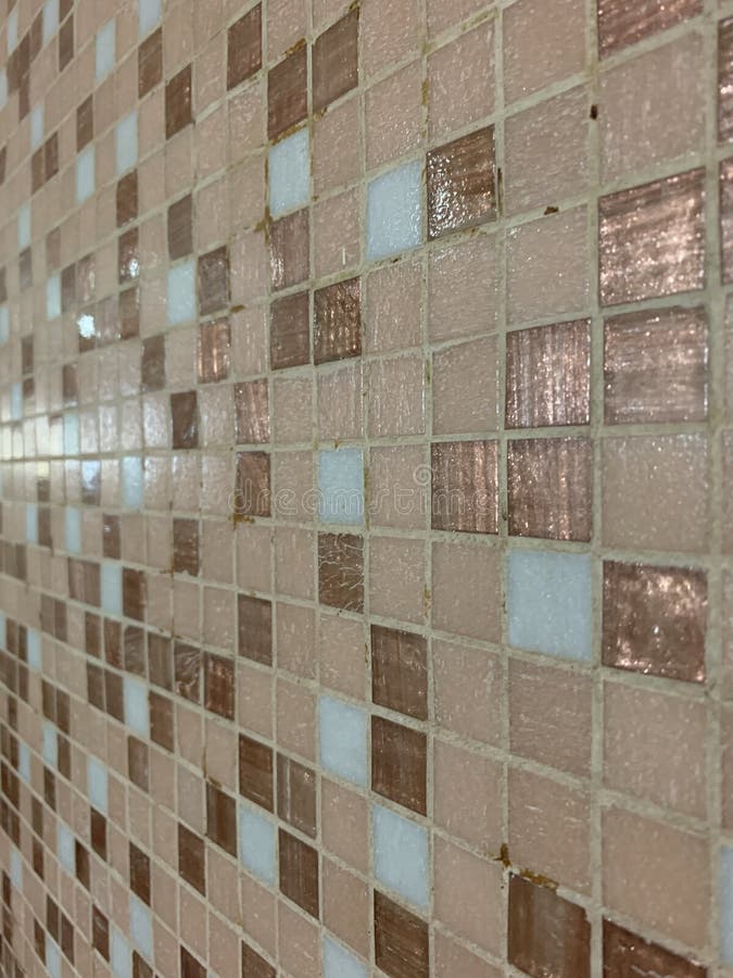 A Multi Coloured Mosaic Wall Stock Photo - Image of popular, small ...