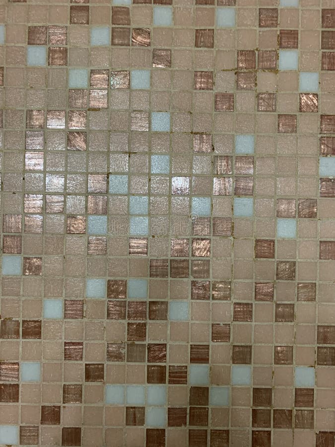 A Multi Coloured Mosaic Wall Stock Image - Image of colored, regular ...