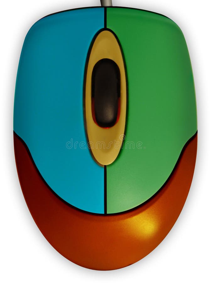 The multi-coloured mouse. stock image. Image of color - 3401415