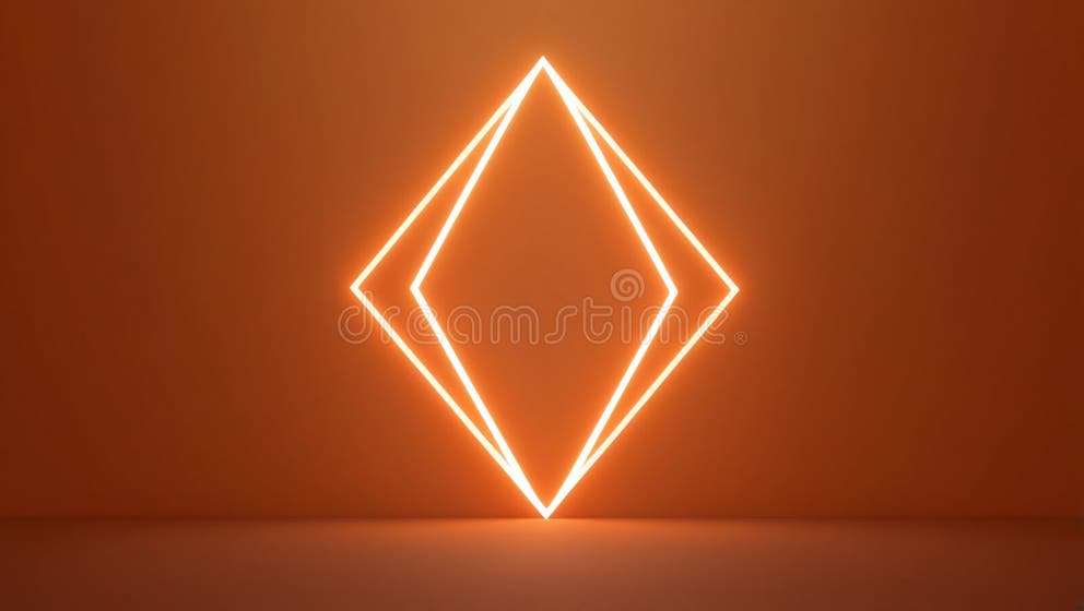 Multi Coloured Neon Lights on Black Stock Illustration - Illustration ...