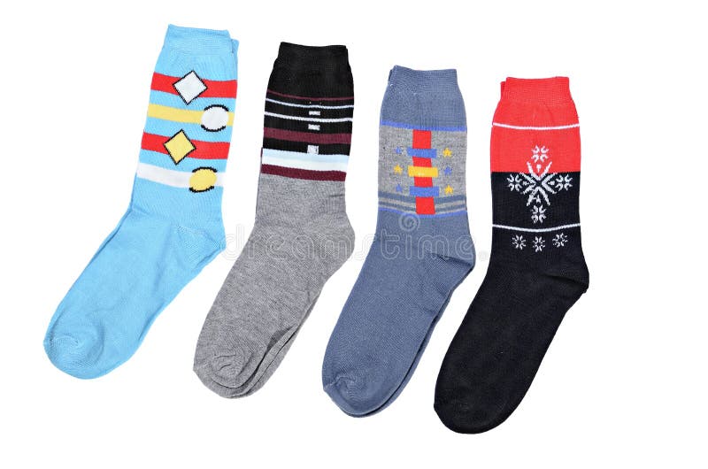 Multi-coloured socks stock photo. Image of celebration - 21189476