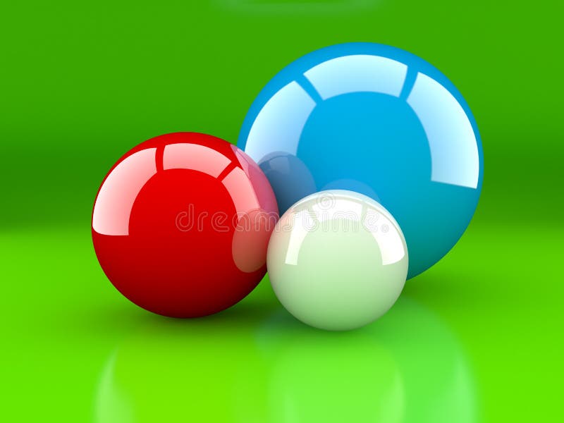 Multi-coloured spheres stock illustration. Illustration of ...