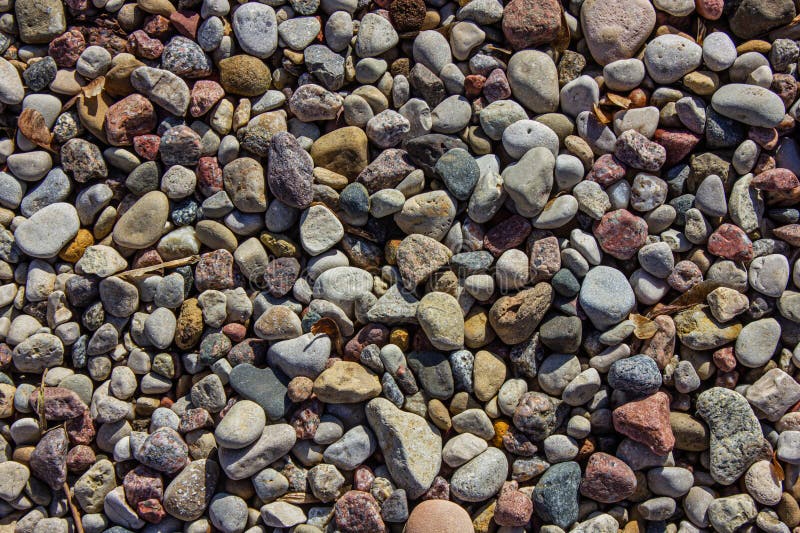 Multi Coloured Stones Texture Background. Abstract Nature Pebbles ...