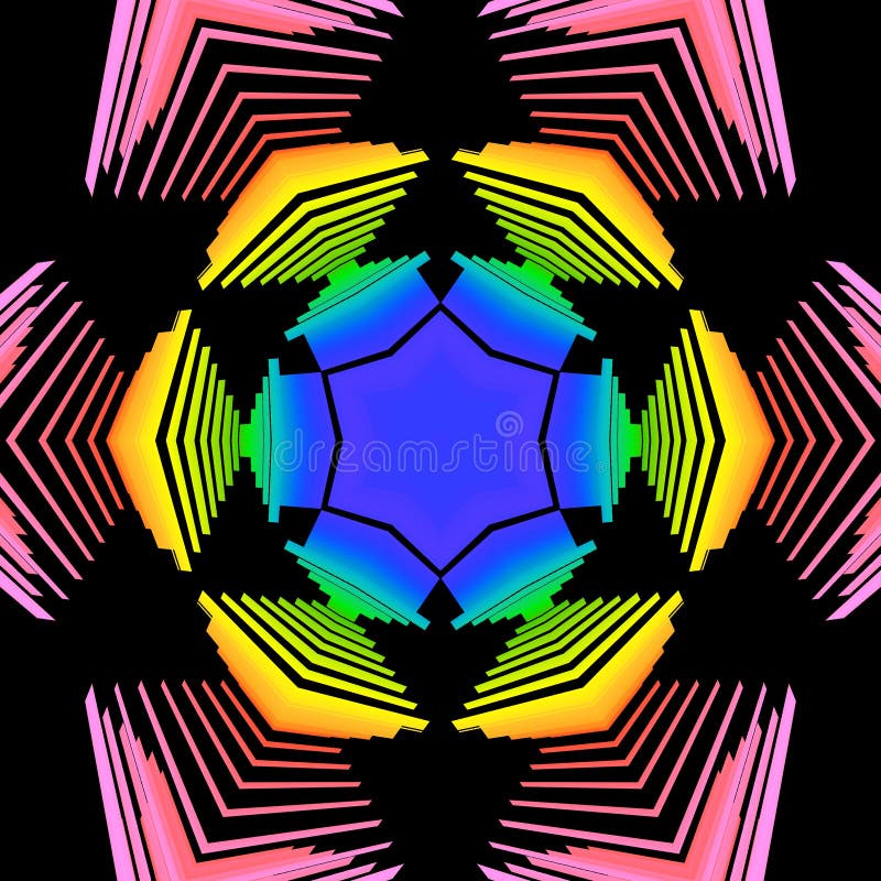 Multi-colourful Illustration Design: Stock Illustration - Illustration ...