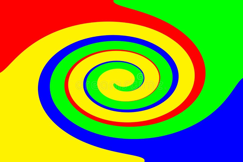 Multi Colours Spin Design Texture Wallpaper Stock Illustration ...