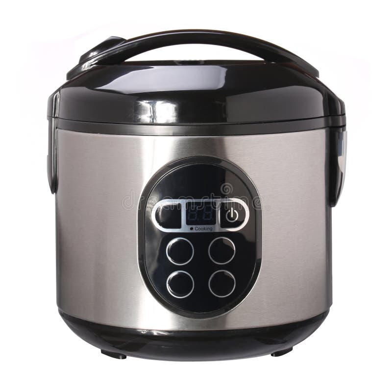 Electric multi cooker stock photo. Image of crokpot, background - 85444842