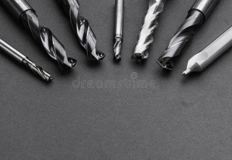 Multi Cutting Tools Special Set. Reamer, End Mill, Drill. Material ...