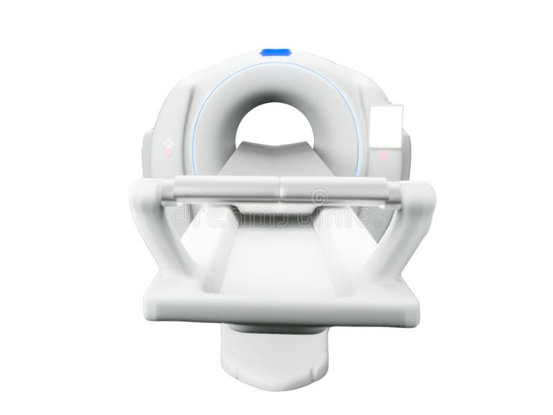 The Multi Detector CT Scanner or Computed Tomography 3D Illustration ...