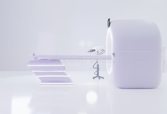 Multi Detector CT Scanner or Computed Tomography in CT-SCAN Room with ...