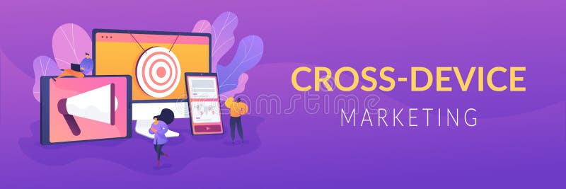 Multi-device Compatibility Abstract Concept Vector Illustrations. Stock ...