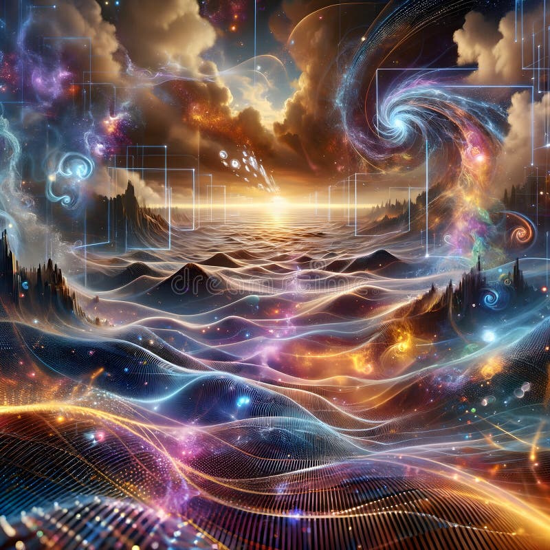 This Multi-dimensional Landscape is a Tapestry of Interlocking Parallel ...