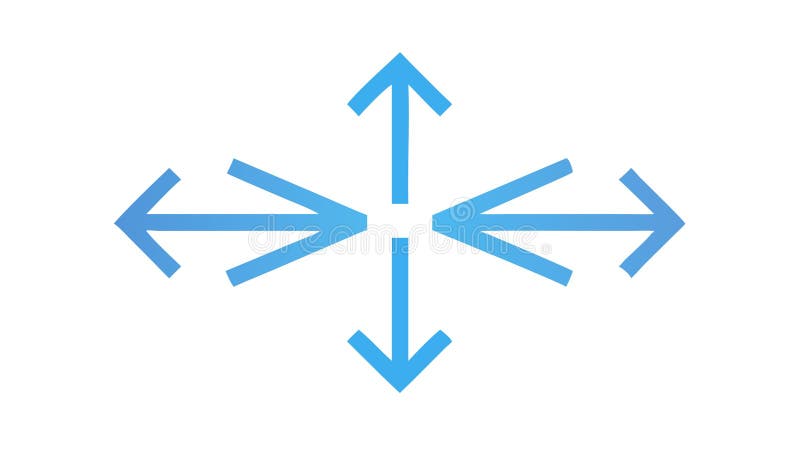 Multi-directional Arrows. Options and Flexibility Concept, Vector ...