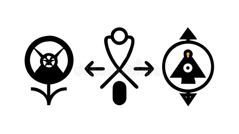 Multi Directional Compass Icon, Strategic Planning, Vector, Vector ...