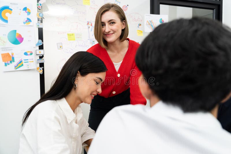 Multi-ethnic Business Group Brainstorming about Marketing Plan ...