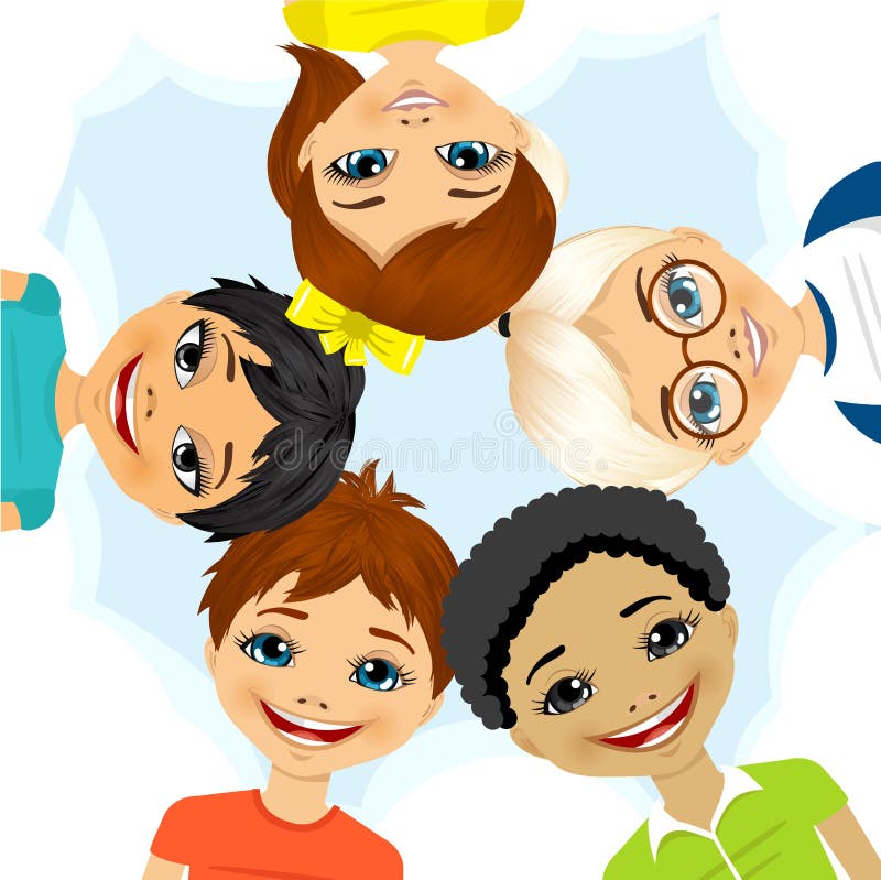 Kids Forming Circle Stock Illustrations – 28 Kids Forming Circle Stock ...