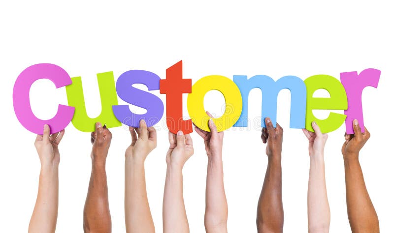 We love our customers stock image. Image of holiday, love - 3303543