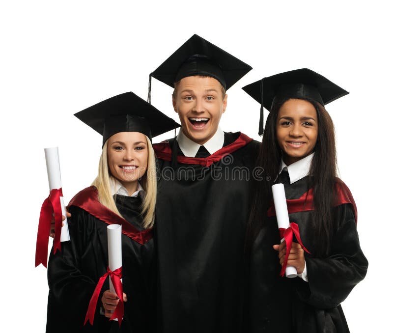 Multi Ethnic Group of Graduated Students Stock Photo - Image of african ...