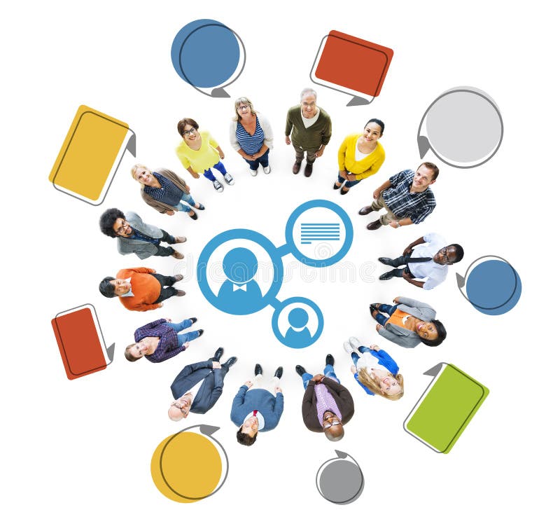 Multi Connection Connected Lines Color Abstract in Black Space ...