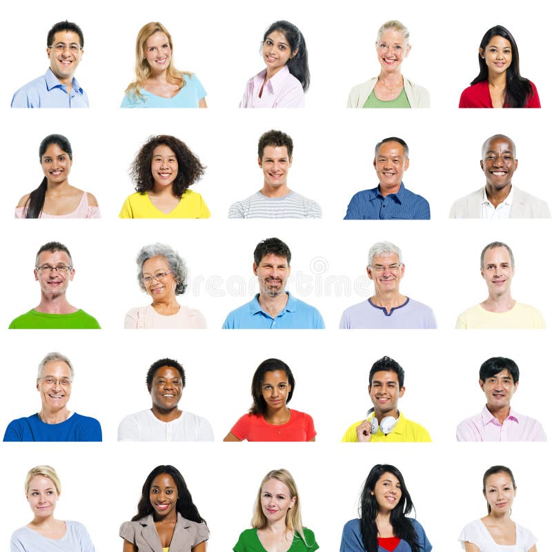 Multi-Ethnic Group of People Expressing Positivity Stock Image - Image ...