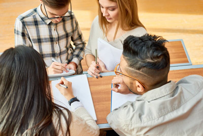 Students Working Together stock image. Image of student - 107718793
