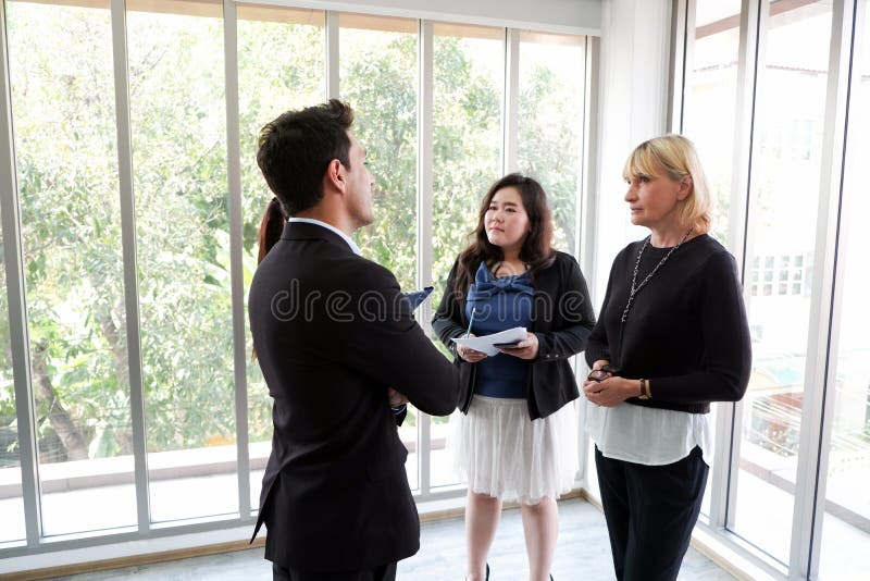 Multi-ethnic Seminar Training Group Meeting and Business People ...