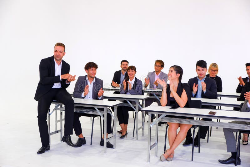 Multi-ethnic Seminar Training Group Meeting Stock Photo - Image of ...