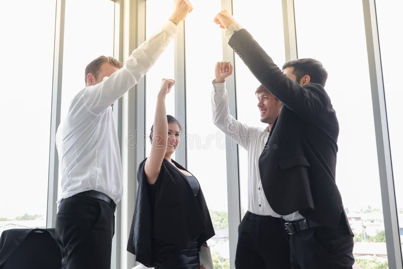 Multi-ethnic Seminar Training Group Meeting and Teamwork Successful ...