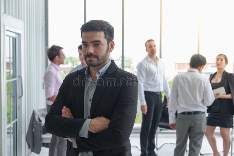 Multi-ethnic Seminar Training Group Meeting and Teamwork Successful ...