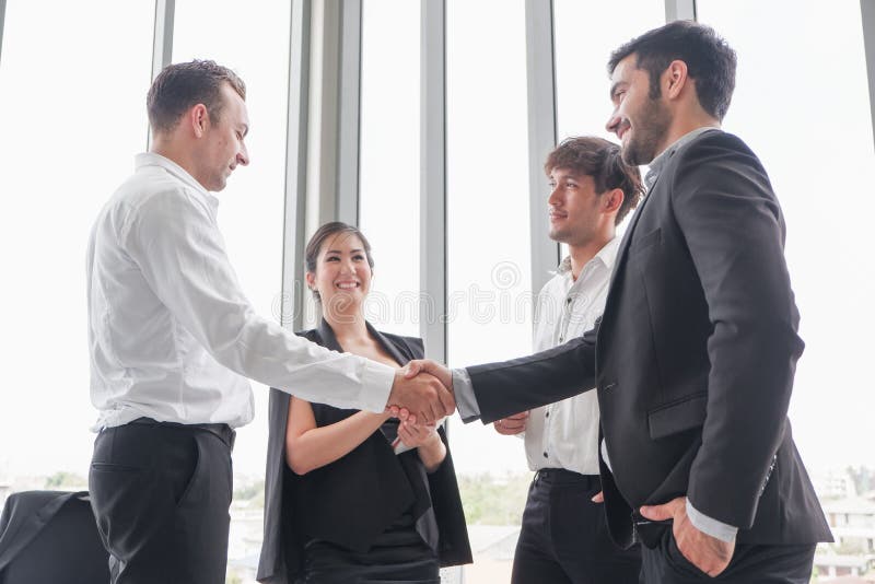 Multi-ethnic Seminar Training Group Meeting and Teamwork Successful ...