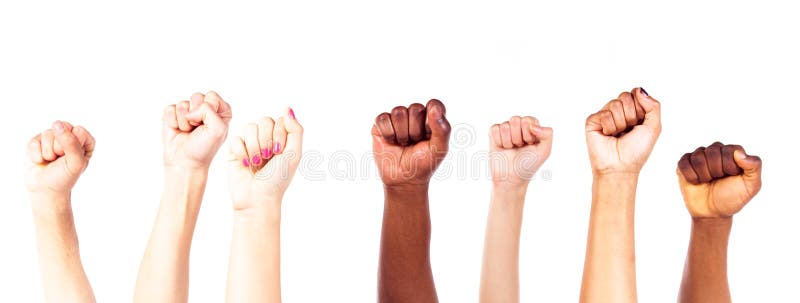Multi-ethnic Young Adults` Hands Stock Photo - Image of female ...