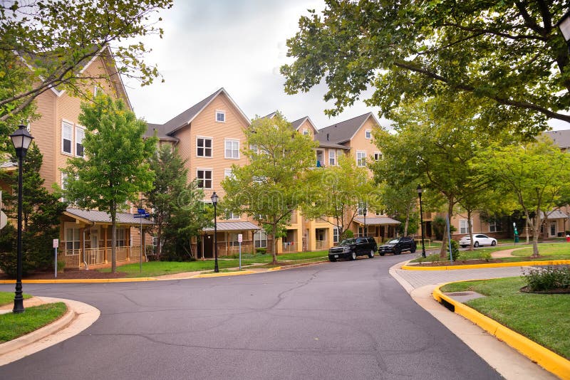 Multi-family Homes in a Large Community Editorial Photo - Image of ...