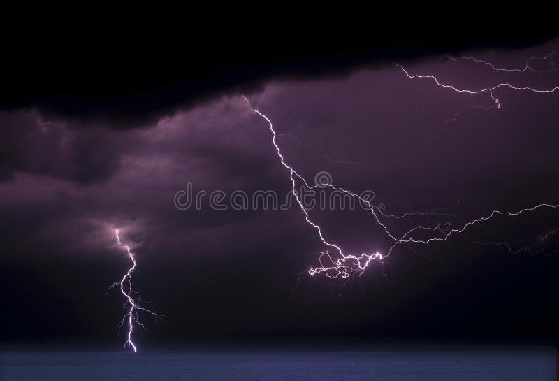 Multi Flash Storm II stock photo. Image of shock, bolts - 4260312
