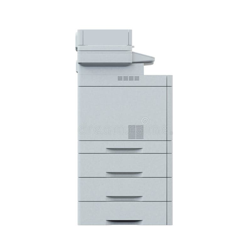 Multi-function Printer Scanner. Isolated Office Professional Technology ...