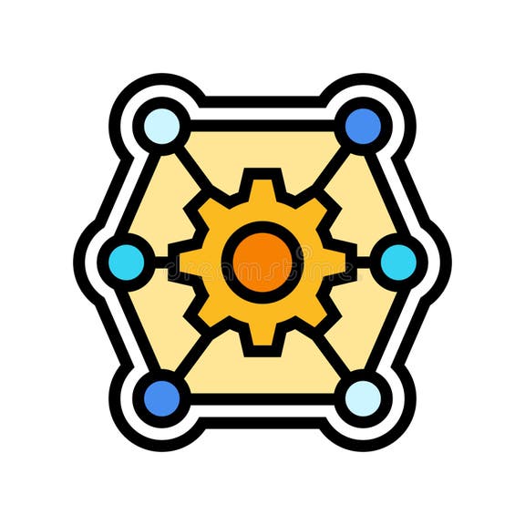 Multi Functionality Color Icon Vector Illustration Stock Illustration ...