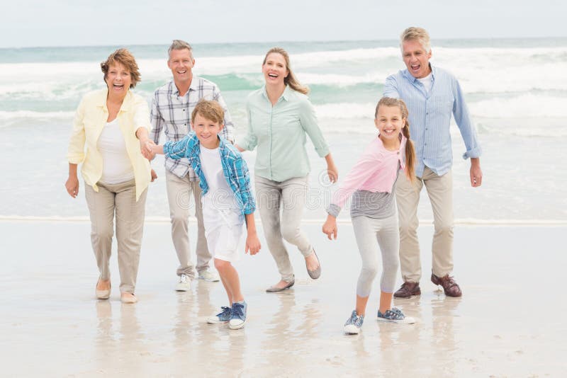 Multi Generation Family All Together Stock Image - Image of grandson ...