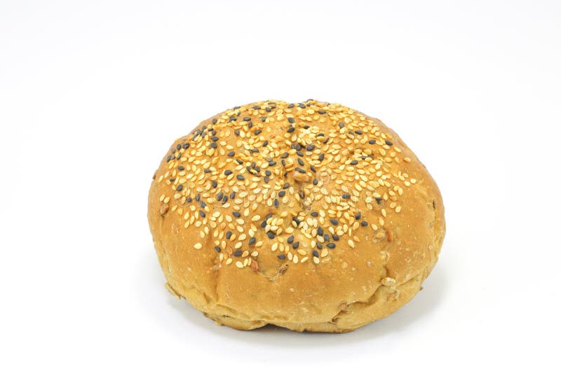 Multi grain bread bun stock image. Image of roll, bake - 71320281