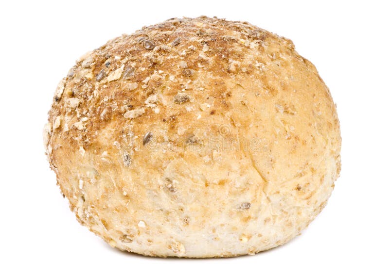 Multi-grain Dinner Roll stock image. Image of baked, white - 12520403