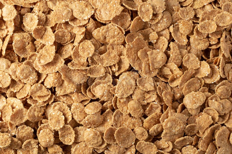 Multi Grain Flakes. Breakfast Cereal Stock Photo - Image of fiber ...
