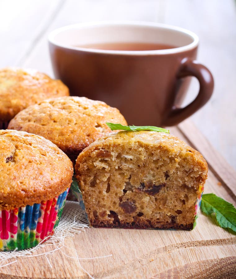 Multi grain muffins stock image. Image of baked, sultana - 41559253