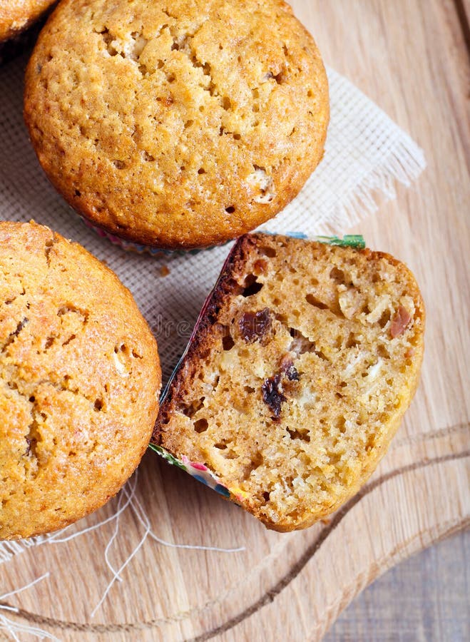 Multi grain muffins stock image. Image of sultana, appetizer - 41559265