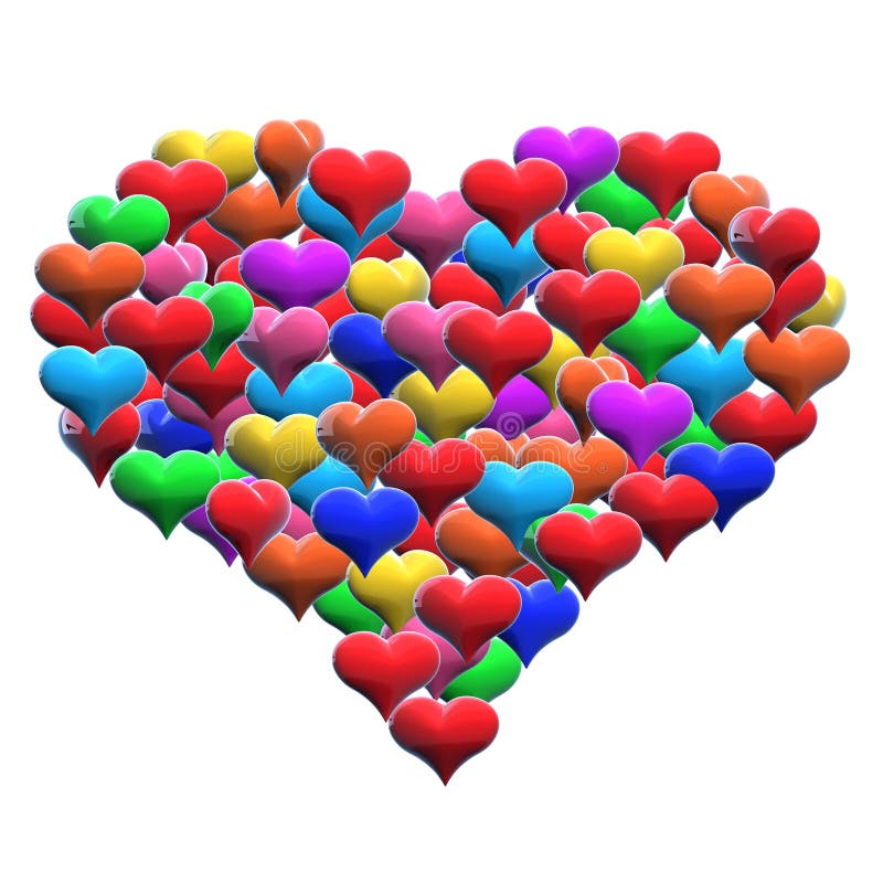 Multi Heart2 Stock Illustrations – 1 Multi Heart2 Stock Illustrations ...